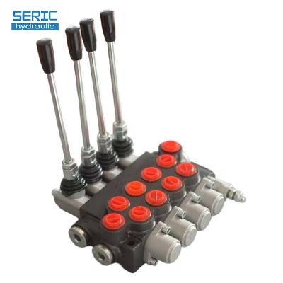 China P40 Series Hydraulic Multi-way Valve Manual Control Valve for sale