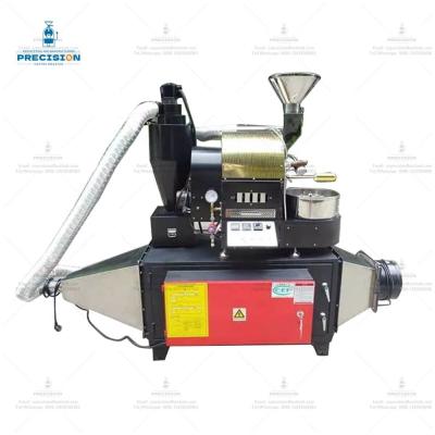 China Precision E&M PKF-12kg Commercial Coffee Roaster Smoke Filter 12 Inch Activated Carbon Stainless Steel for sale