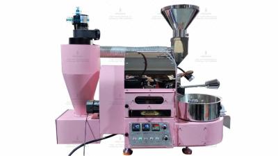 China Stainless Steel 24 Hour Roasting Double Layer Drum Coffee Bean Roasting Machine for sale
