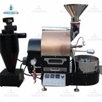 China Coffee Bean Roasting Machine With Adjustable Drum Speed Hot Air Cycle for sale