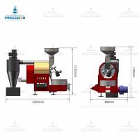 China 1kg Electric Gas Coffee Roaster Coffee Roasting Machine Coffee Roaster Machine for sale