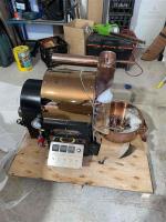 China Automatic Coffee Roasting Equipment With Stainless Steel Double Layer Drum for sale