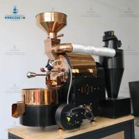 China Precision PKF-1KG 1kg Electric Coffee Bean Roaster 200-1500g Batch 6kg/h for sale