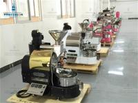 China 1kg Commercial Coffee Roaster Machine 0-300C Adjustable Electric Hot Air Drum Roaster for Small Business for sale