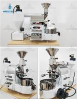 China Precision 1kg Electric Gas Coffee Roaster Machine Commercial Cafe 220-240V for sale