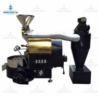 China Customized Electric / Gas Type Small Coffee Roaster With Max Capacity 1500g / Batch for sale