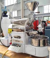 China Electric 1kg Coffee Roaster Double Layer Stainless Steel Small Coffee Roaster for sale