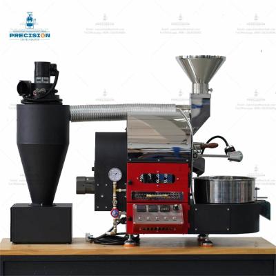 China Precision PKF-1KG 1kg Coffee Roaster Electric Gas 220-240V 4kW Commercial Bean Roasting Machine for sale