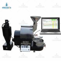 China Precision 1kg Coffee Roaster Machine 200-1500g Batch 0-300C Adjustable Temperature for sale
