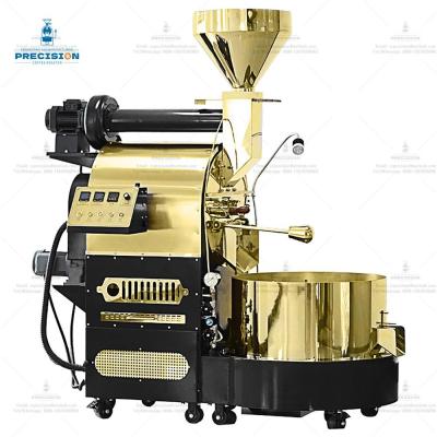 China Gold Drum Coffee Roaster , Commercial Advanced Coffee Roaster for sale