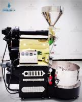China Gold Drum Coffee Roaster , Commercial Advanced Coffee Roaster for sale