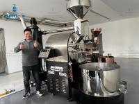 China Automatic Bean Roaster Machine Double Layer Stainless Steel PKF-60KG for sale
