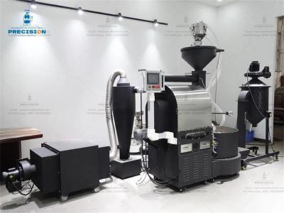 China Precision PKF-60KG Automatic Stainless Steel Coffee Roaster 60kg 0-300C Industrial for sale