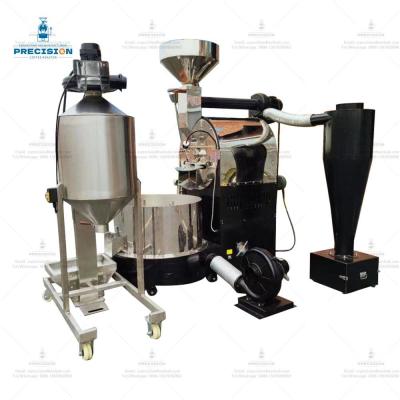 China Big Batch Capacity Coffee Drum Roaster Stainless Steel 200kg for sale