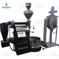China Precision PKF-120KG Automatic Coffee Bean Drum Roaster 60-70kg Batch 280kg/h for sale