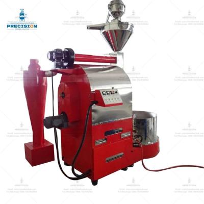 China Precision PKF-6KG Commercial Coffee Bean Drum Roaster 1-7kg Batch 220-240V for sale