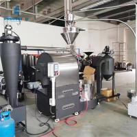 China Precision PKF-120KG Commercial Coffee Bean Drum Roaster 60-70kg Batch 280kg/h for sale