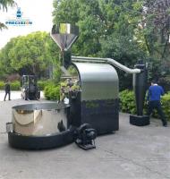 China Customized Stainless Steel Electric Coffee Roasting Machine 45 Degree Roasting Chamber Design for sale