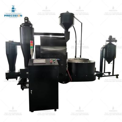 China Precision PKF-60kg Industrial Coffee Roaster 316 Stainless Steel Drum Gas 380V for sale