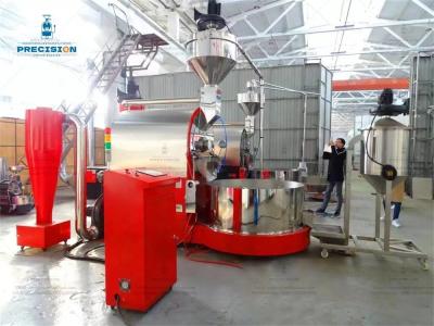 China Industrial Coffee Roaster 60-200kg Double Layer 316 Stainless Steel Gas Heating for sale