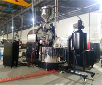 China LPG Gas Industrial Coffee Roaster 60-200kg Batch Capacity 0-300C Adjustable for sale