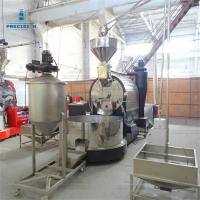 China LPG Gas Top Rated Coffee Roaster Machine / Commercial Nut Roaster Machine for sale