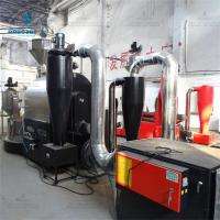 China Industrial Coffee Roaster 60-200kg Gas Drum Roasting Machine 380V 750W Exhaust for sale