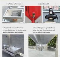 China Food Grade Stainless Steel Destoner Coffee Roaster CE Certification for sale