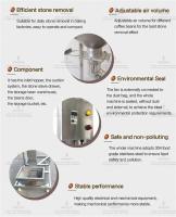 China Precision TSL-90 Coffee Destoner 400W 220V 15kg Capacity Food Grade Stainless Steel for sale