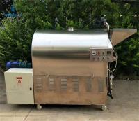 China Stainless Steel Drum Cocoa Bean Roaster Machine 220V For Consistent Roasting for sale
