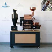 China 316 Stainless Steel Coffee Roaster 2kg Batch Capacity Dual Layered Drum Electric Gas for sale