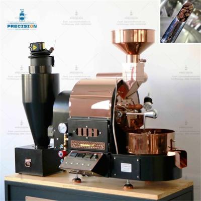 China 316 Stainless Steel Coffee Roaster 2kg Batch Capacity Dual Layered Drum Electric Gas for sale