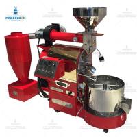 China 3kg Commercial Coffee Roaster Machine 14kg/h Hot Air Stainless Steel Drum Custom Color for sale