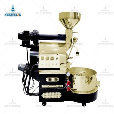 China Precision PKF-6KG 5kg Commercial Coffee Roaster 12kw Electric 316 Stainless Steel Drum for sale