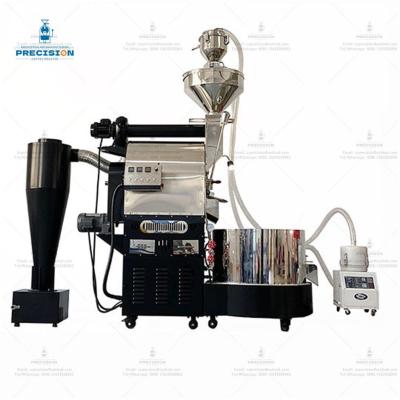 China Industrial 5kg Gas Electric Coffee Bean Roaster Machine 0-300C Adjustable for sale