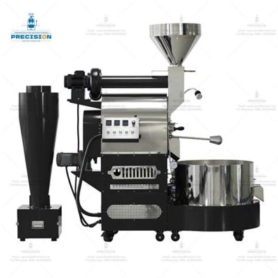 China 5kg Commercial Coffee Roaster Machine Electric Gas Hot Air 12-15min Drum 316 Stainless Steel for sale