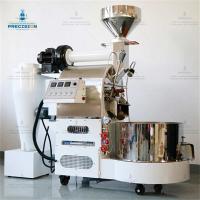 China Food Grade Stainless Steel 5kg Coffee Roaster 0-300C Adjustable Electric Gas for sale