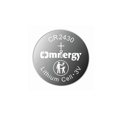 China CR2430T Lithium Button Cell for sale