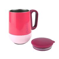 China Double Wall 304 Stainless Steel Tea Mug  Hand Grip For Climbing Camping for sale