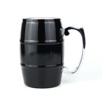 China Stainless Steel Travel 16oz Portable Coffee Mug With A Handle for sale