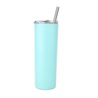 China Stainless Steel 30oz 20oz 15oz Straight Sublimation Tumbler With Straw And Lid Cups for sale
