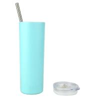 China Stainless Steel 30oz 20oz 15oz Straight Sublimation Tumbler With Straw And Lid Cups for sale