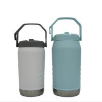 China Stainless Steel Sports Thermos Bottle Double Wall Insulated With Handle for sale