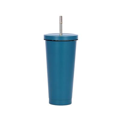 China Single Wall Stainless Steel 304 Car Coffee Tumbler 750ml Colorful for sale