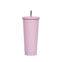 China Single Wall Stainless Steel 304 Car Coffee Tumbler 750ml Colorful for sale