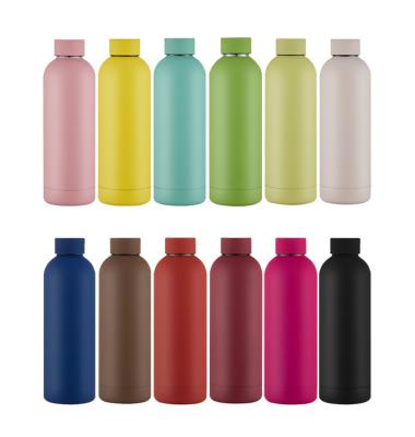 China Double Wall 18/8 Stainless Steel Water Bottle Small Mouth Keep Cold And Hot for sale