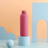 China Double Wall 18/8 Stainless Steel Water Bottle Small Mouth Keep Cold And Hot for sale