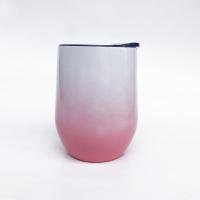China 12oz Double Walled Stainless Steel Wine Tumbler Custom For Girl for sale