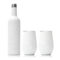 China Leakproof 750ml Stainless Steel Wine Bottle Set With Gift Box for sale