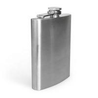 China 8oz Stainless Steel Whisky Hip Flask Gift Box Set Customized Logo for sale